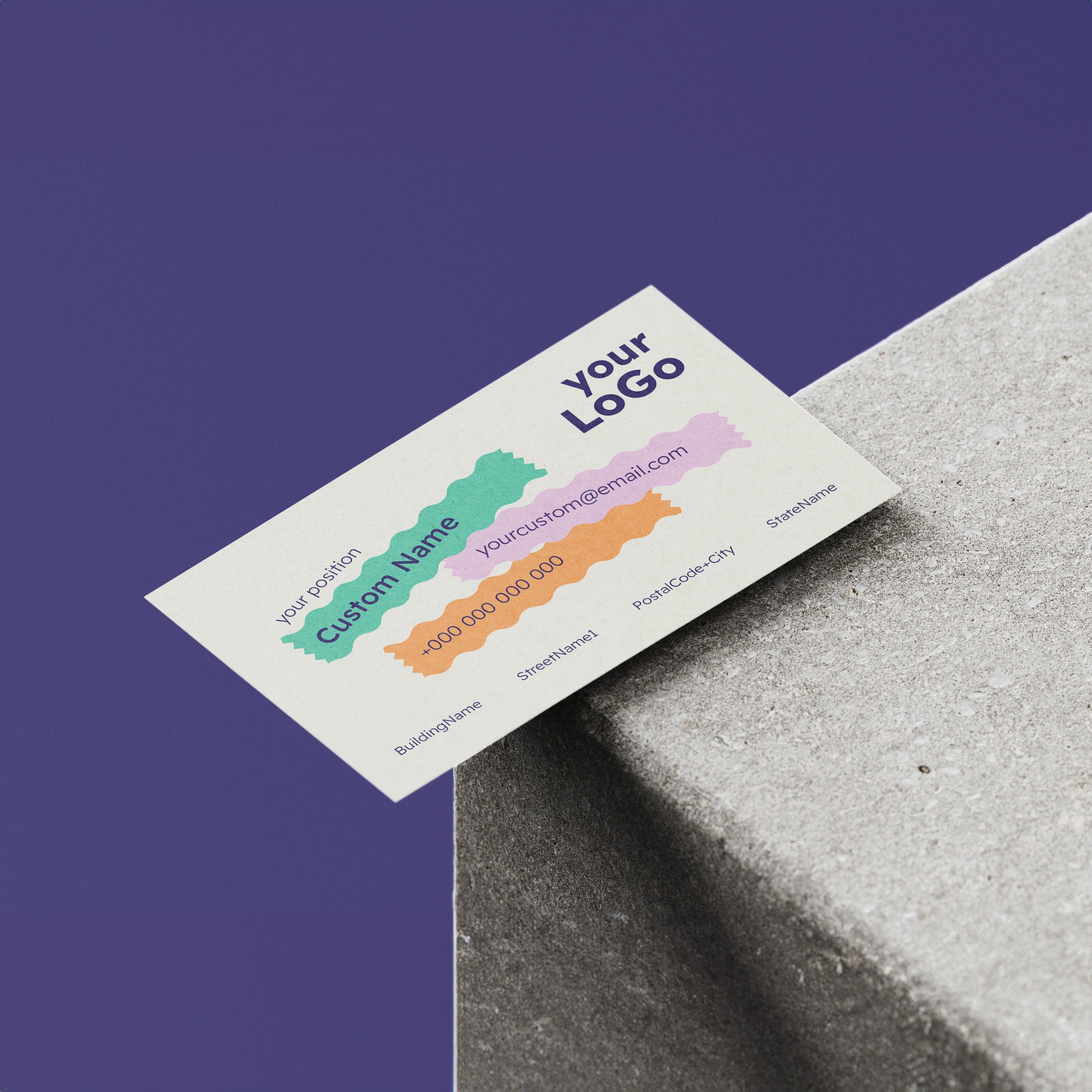 Vibrant Canva Editable Business Cards: Modern, Minimalist, Creative ...