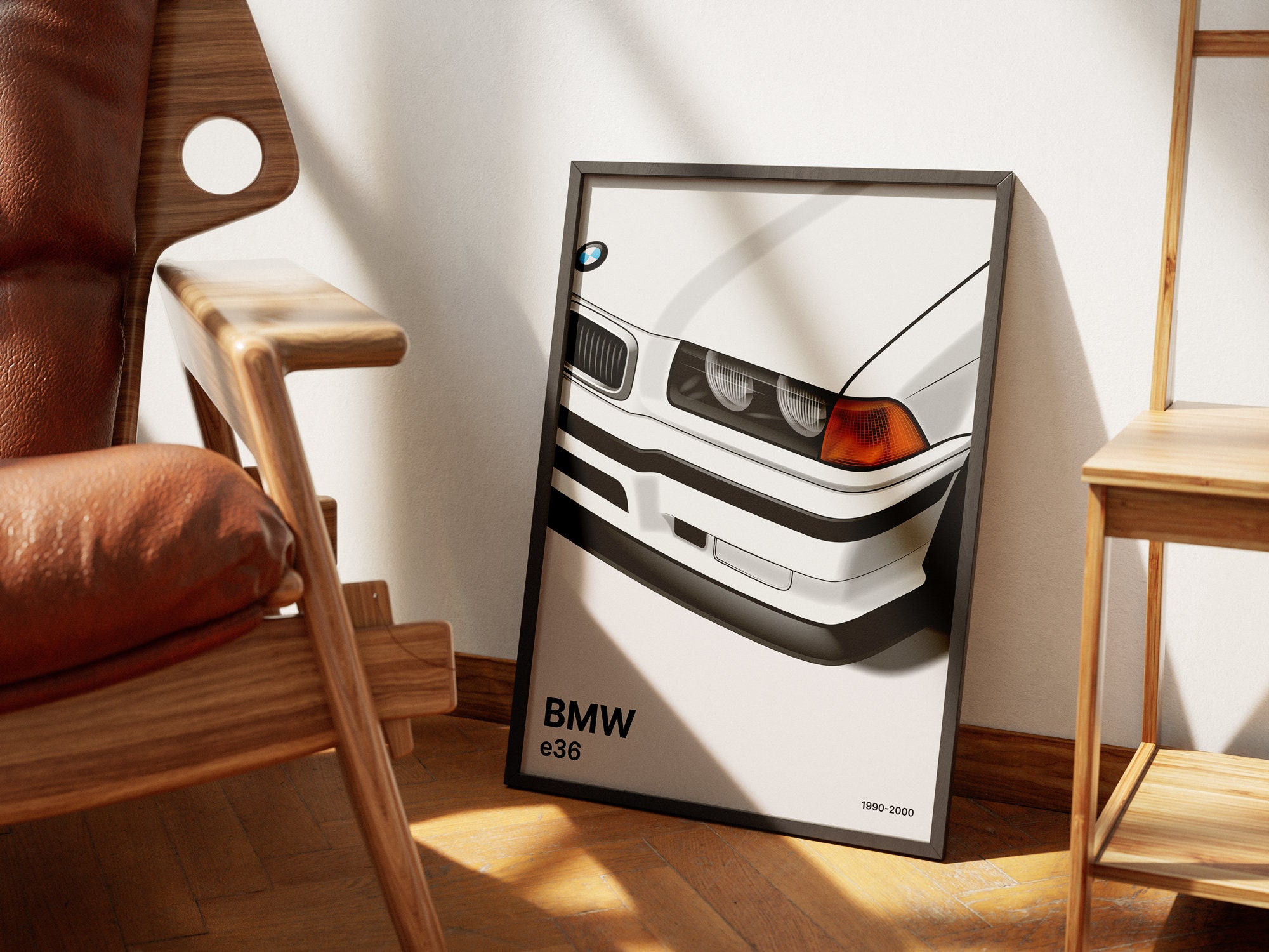 BMW E36 /1990-2000/ Vintage Poster, Explore Our Selection of BMW E369 3 ...