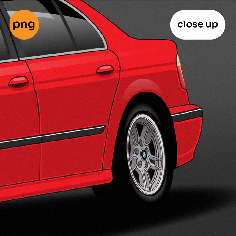 BMW E39 /1995-2003/ Poster Decoration, Explore Our Selection of BMW E39 ...
