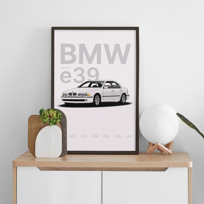 BMW E39 /1995-2003/ Poster Decoration, Explore Our Selection of BMW E39 ...