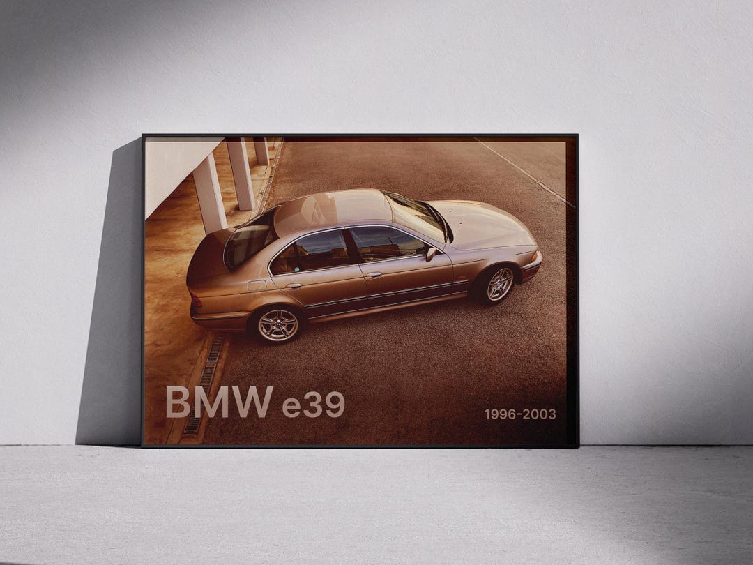 BMW E39 M5 Poster, 90s Car Print (digital Download) - Etsy UK