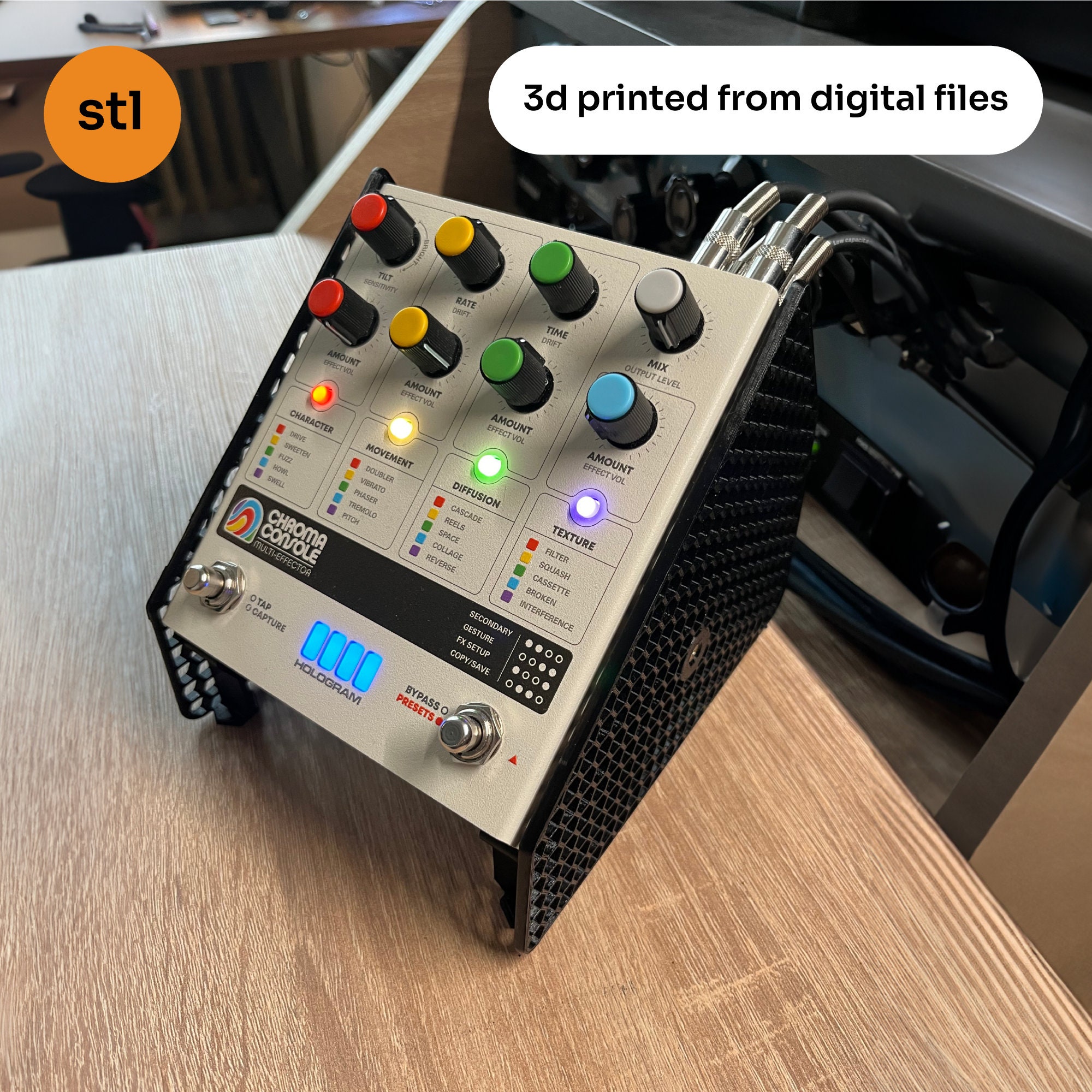 Stand for Hologram Chroma Console | a Lo-fi Multi-fx Efect Pedal ...