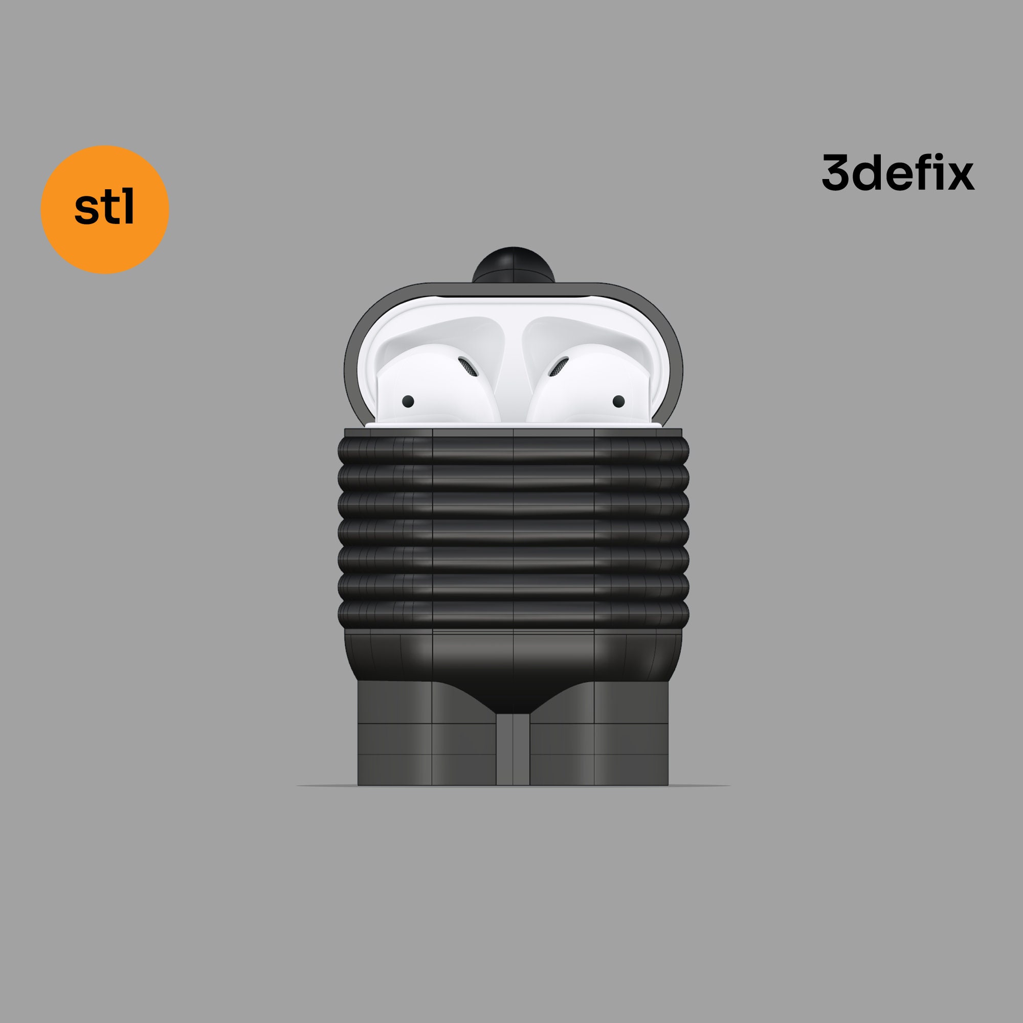 Apple Airpods Cartoon Shotgun Style Inspired Case Cover Files for 3D ...