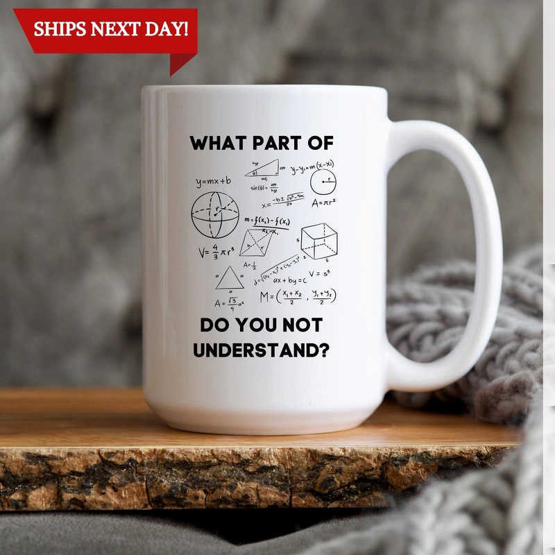 Math Mug - Etsy