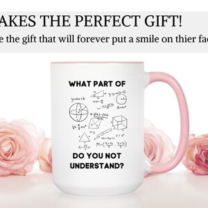 Funny Math Coffee Cup Gift, Calculus Gift Cupfor Math Teacher, Geometry ...