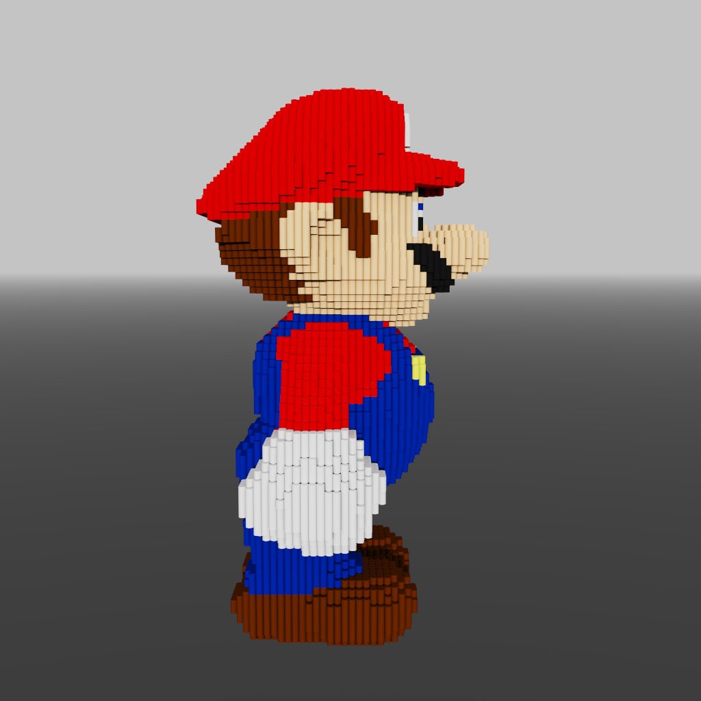 Mini Super Mario Perler Bead Pattern Guide Digitally - Etsy