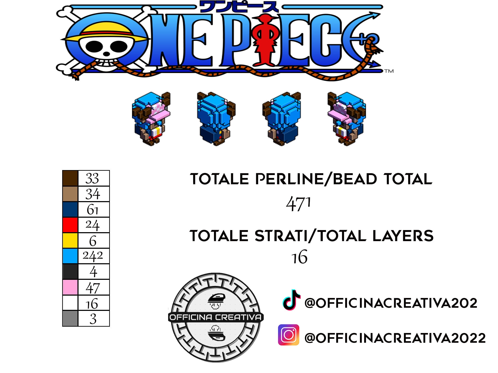 Chopper Pattern onepiece Perler Beads - Etsy