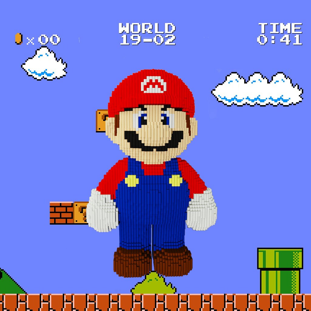 Mini Super Mario Perler Bead Pattern Guide Digitally - Etsy