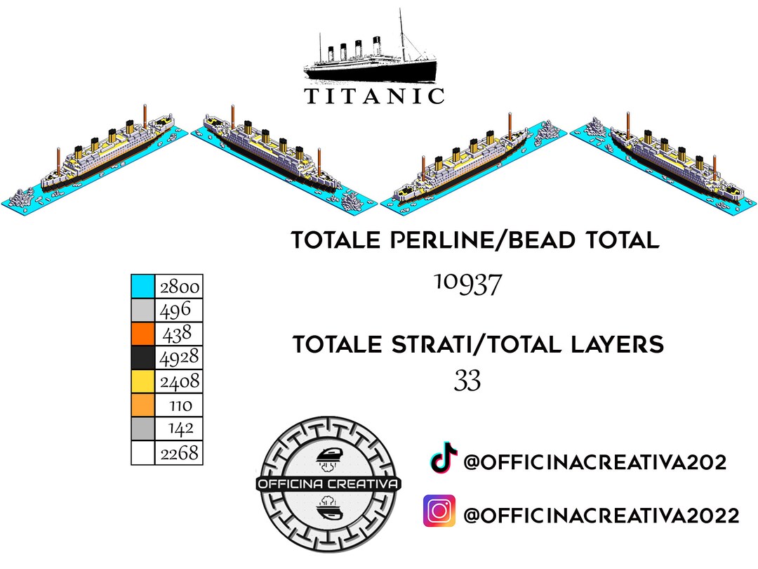 TITANIC Pattern digital File to Create Your Own TITANIC With Iron-on ...