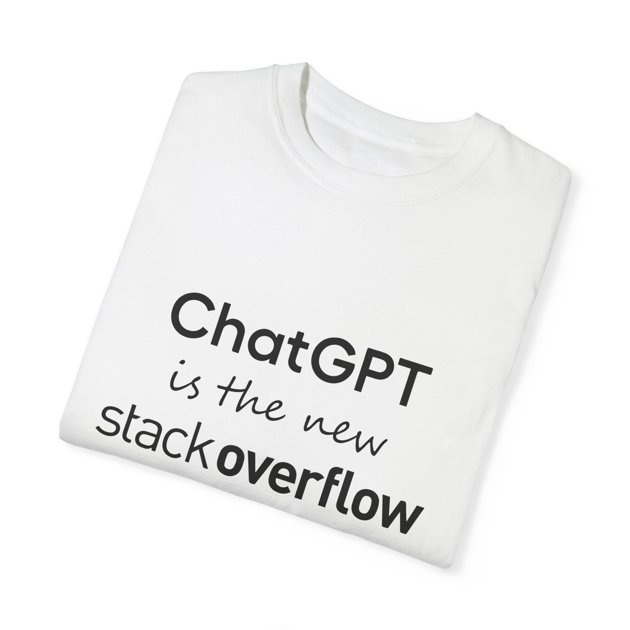 Chatgpt is the New Stackoverflow T-shirt Meme Tshirt Funny Design ...