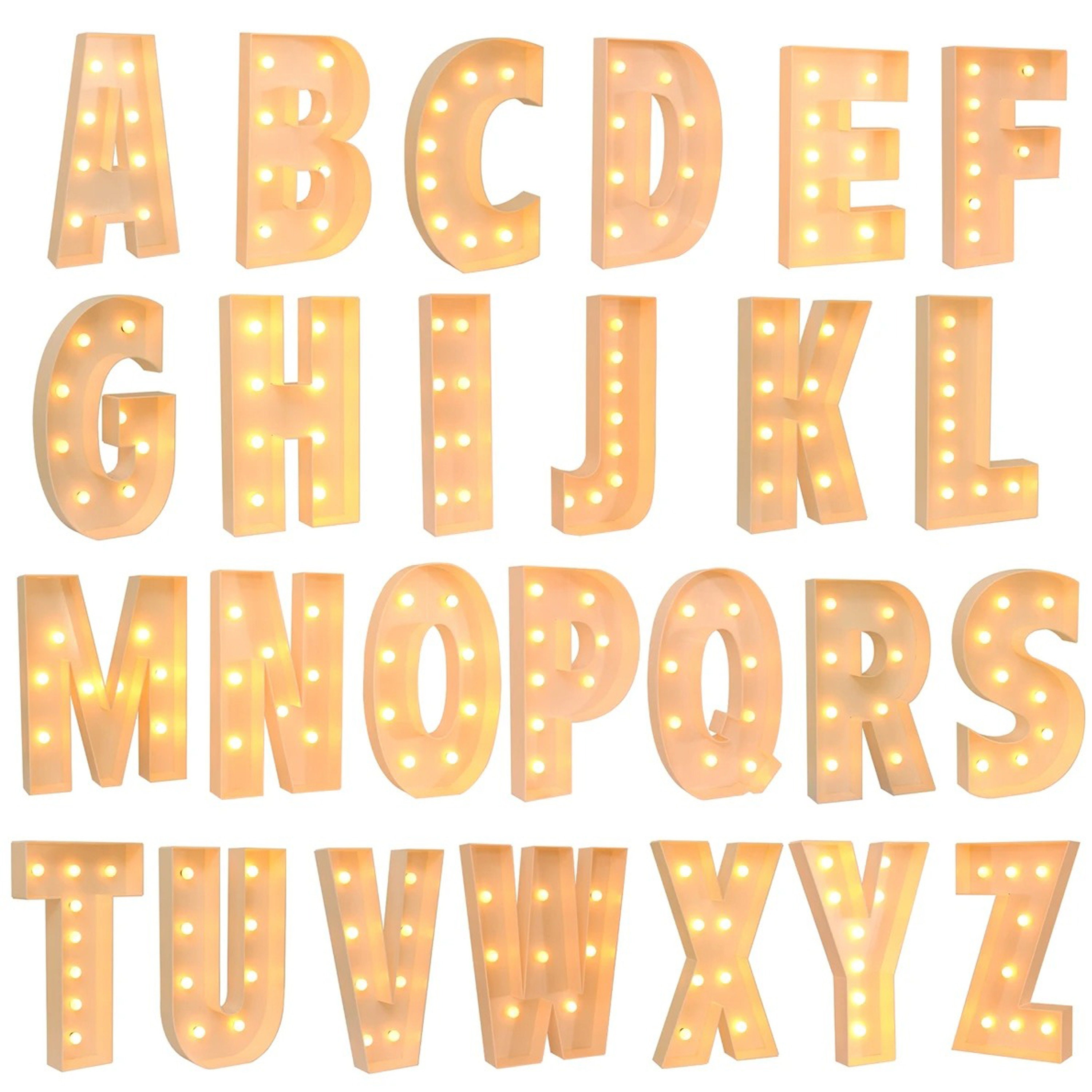 Wedding Marquee Lights, Marquee Light up Giant Number Box, Light up ...