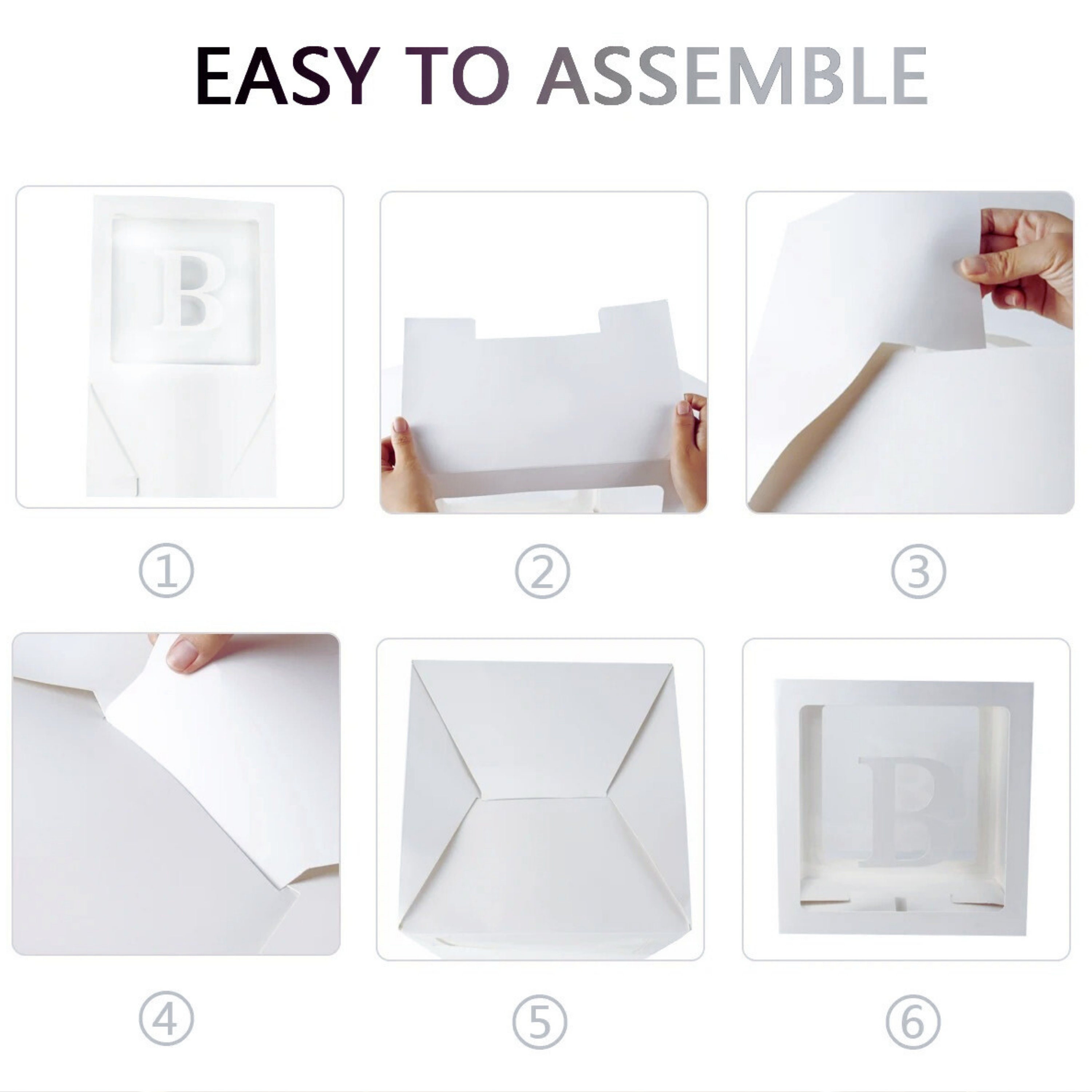 Wedding Backdrop Decor Balloon Box, Bridal Shower Decorations, Pink ...