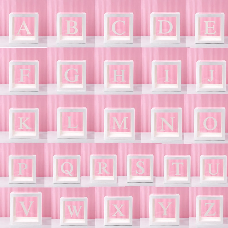 Wedding Backdrop Decor Balloon Box, Bridal Shower Decorations, Pink ...