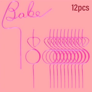 Bride to Be Bride Straw Set, Bachelorette Favors, Love Heart Straws ...