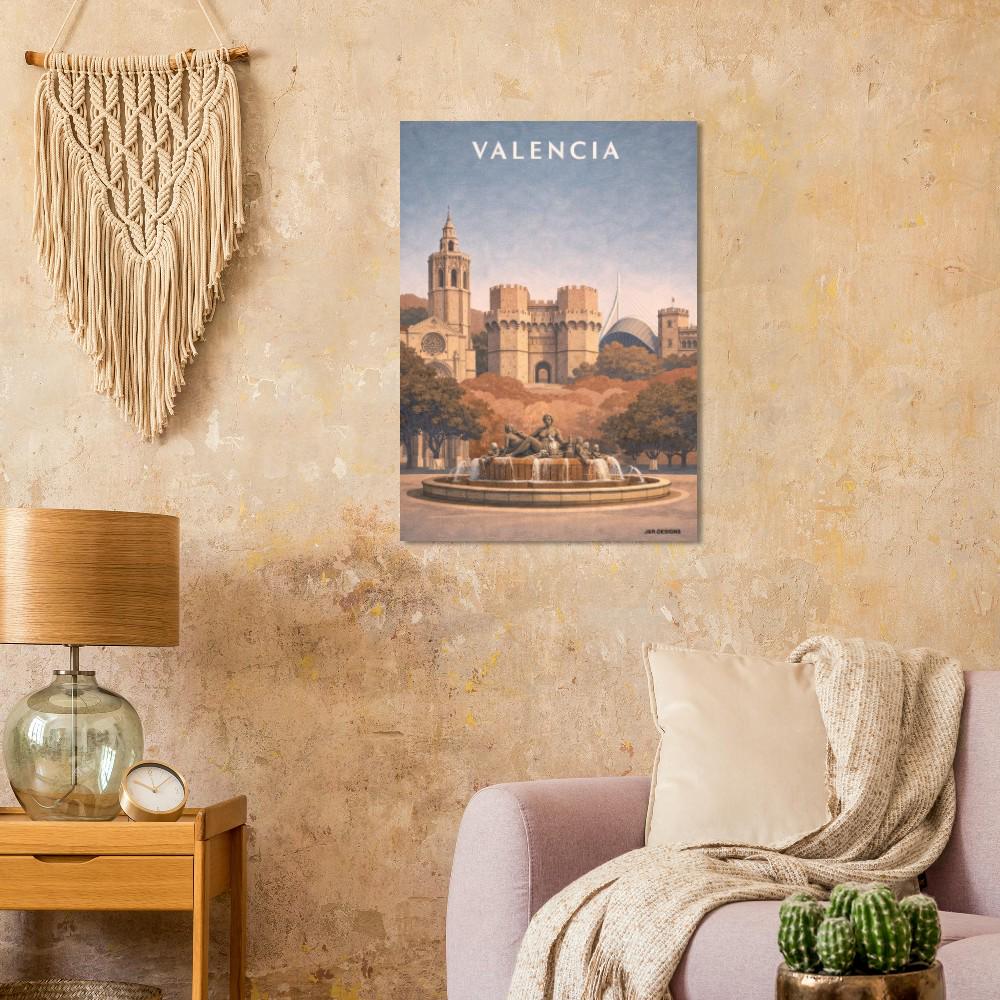 Valencia Paper Poster - Etsy