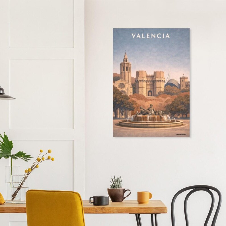 Valencia Paper Poster - Etsy