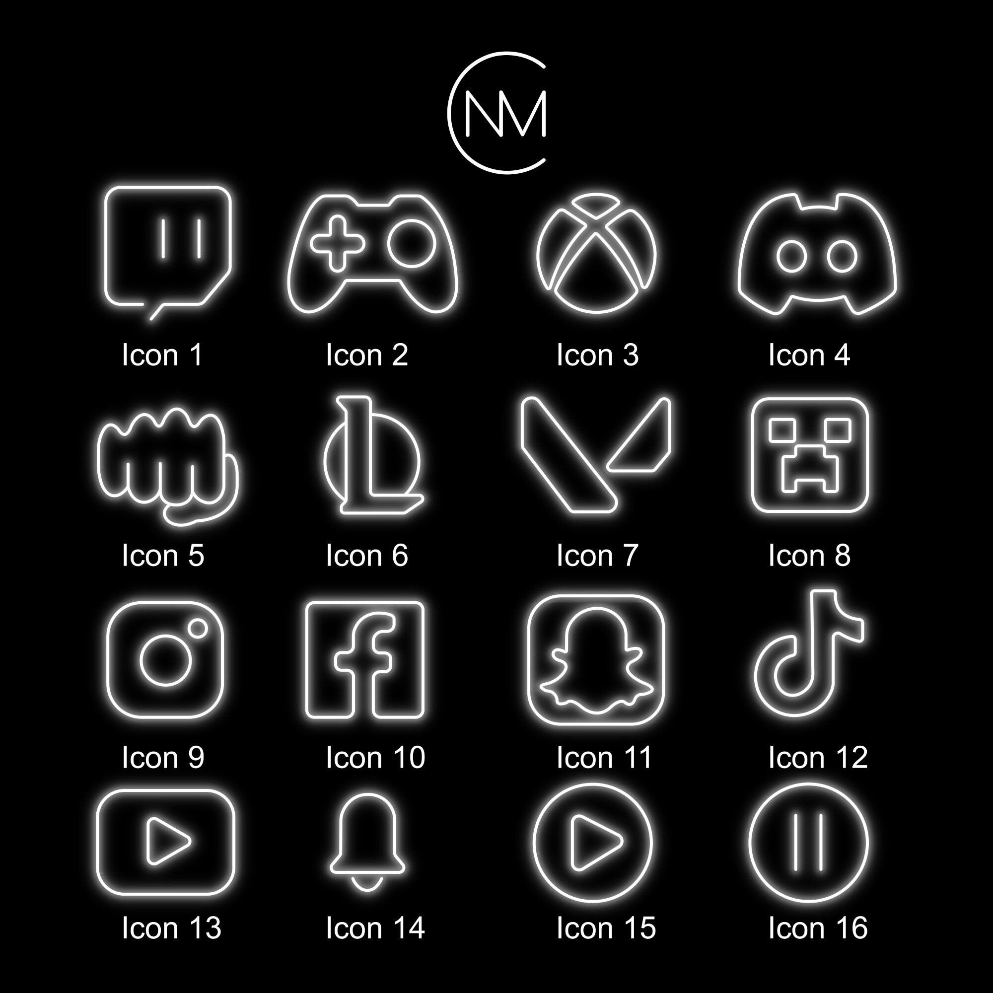 Custom Gamer Neon Sign / Personalized Gamer Tag Neon Sign / Username ...