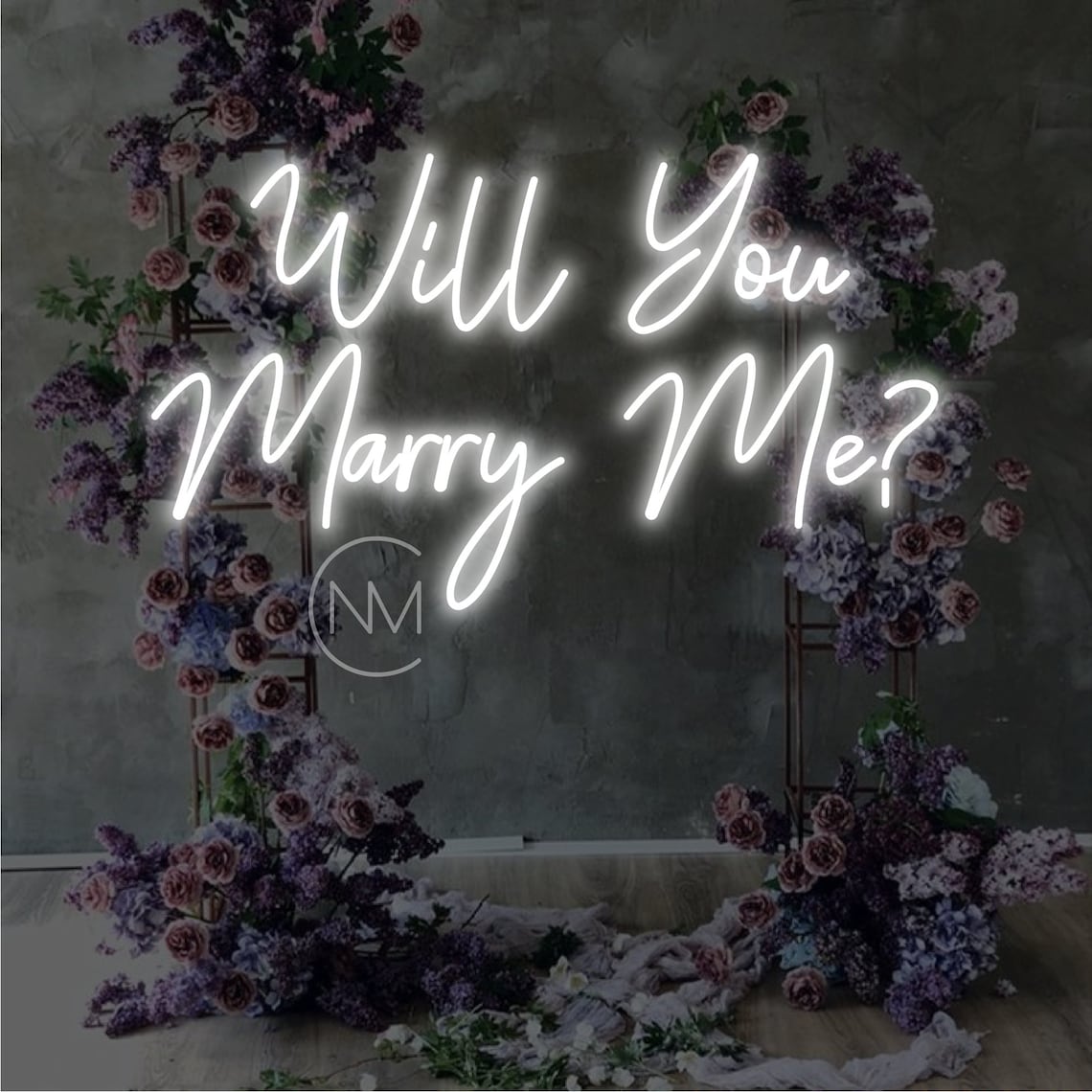 Will You Marry Me Neon Sign Proposal Decor / Marriage Proposal Decor ...