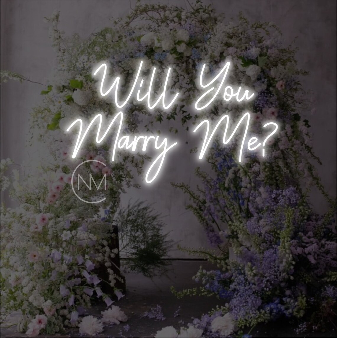 Will You Marry Me Neon Sign Proposal Decor / Marriage Proposal Decor ...
