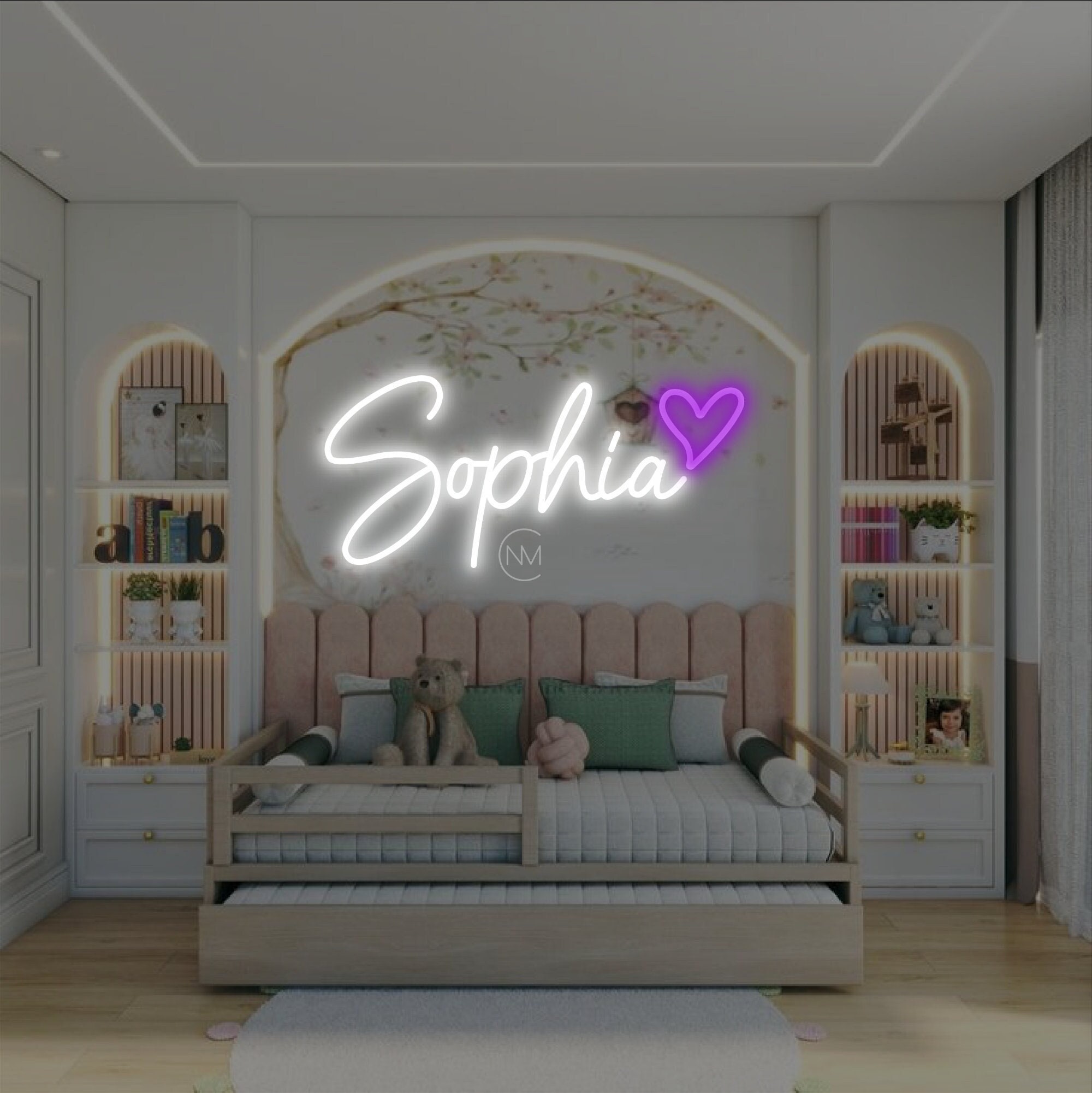 Custom Name Neon Sign / Nursery Name Sign / Baby Name Sign / Kids Room ...