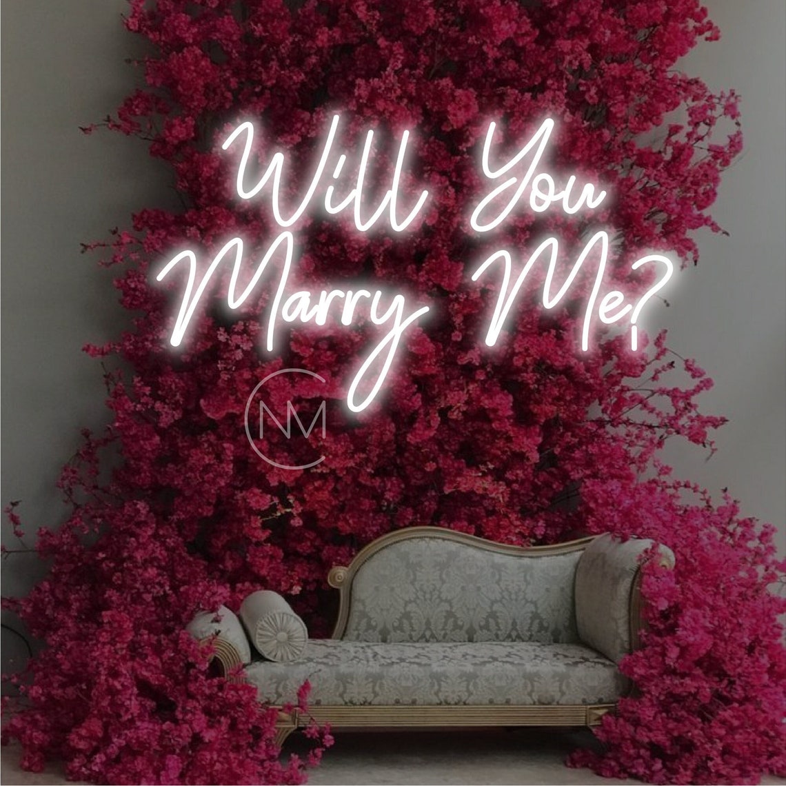 Will You Marry Me Neon Sign Proposal Decor / Marriage Proposal Decor ...