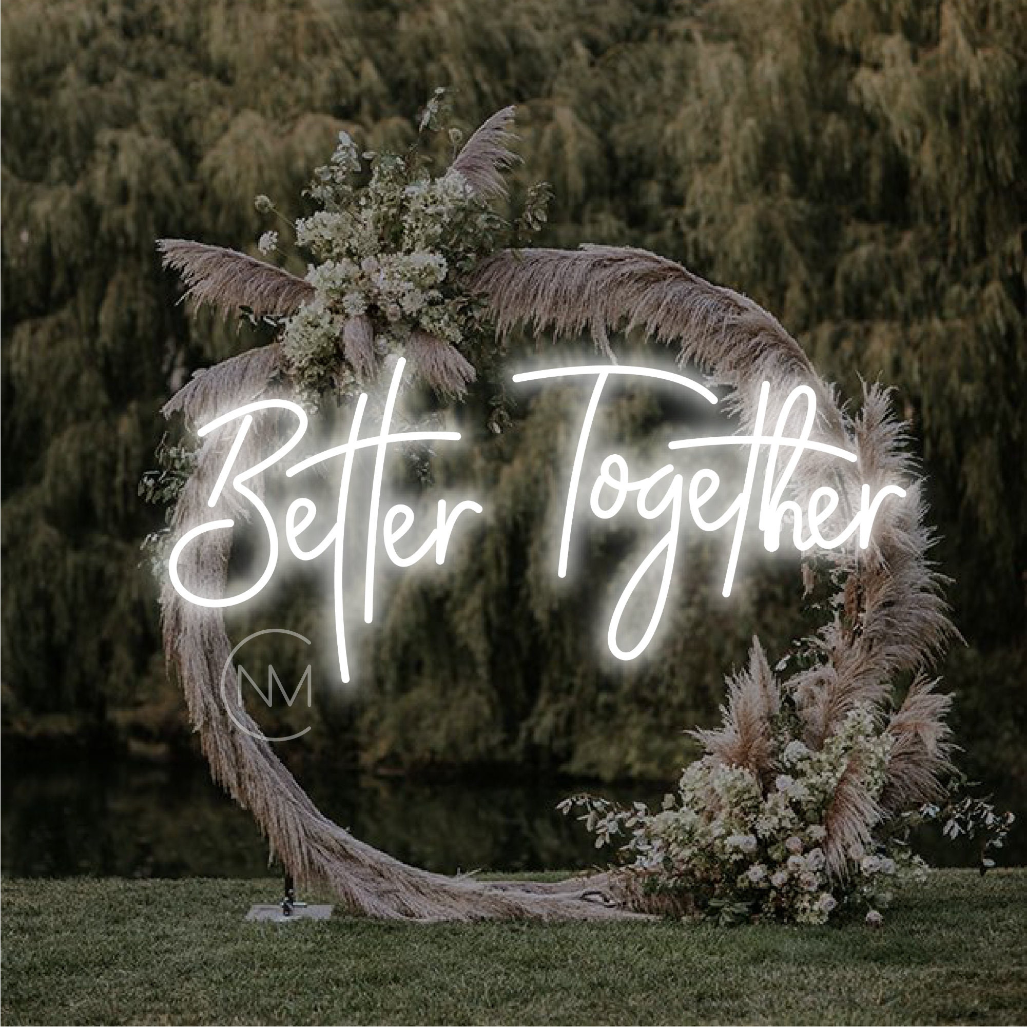 Better Together Neon Sign Custom Wedding Decor / Wedding Neon Sign ...