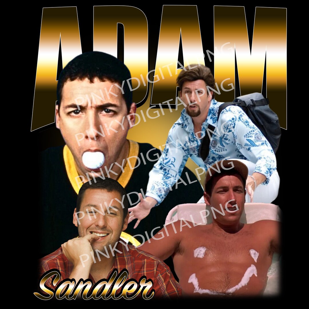 Buy Adam Sandler PNG T Shirt Design. PNG Digital 4500x5100 Px. Retro ...