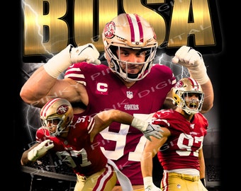 Nick Bosa T Shirt Design PNG Instant Download - Etsy
