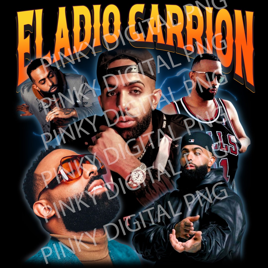 Eladio Carrion T Shirt Design. PNG Digital 4500x5100 Px. Retro, 90s ...
