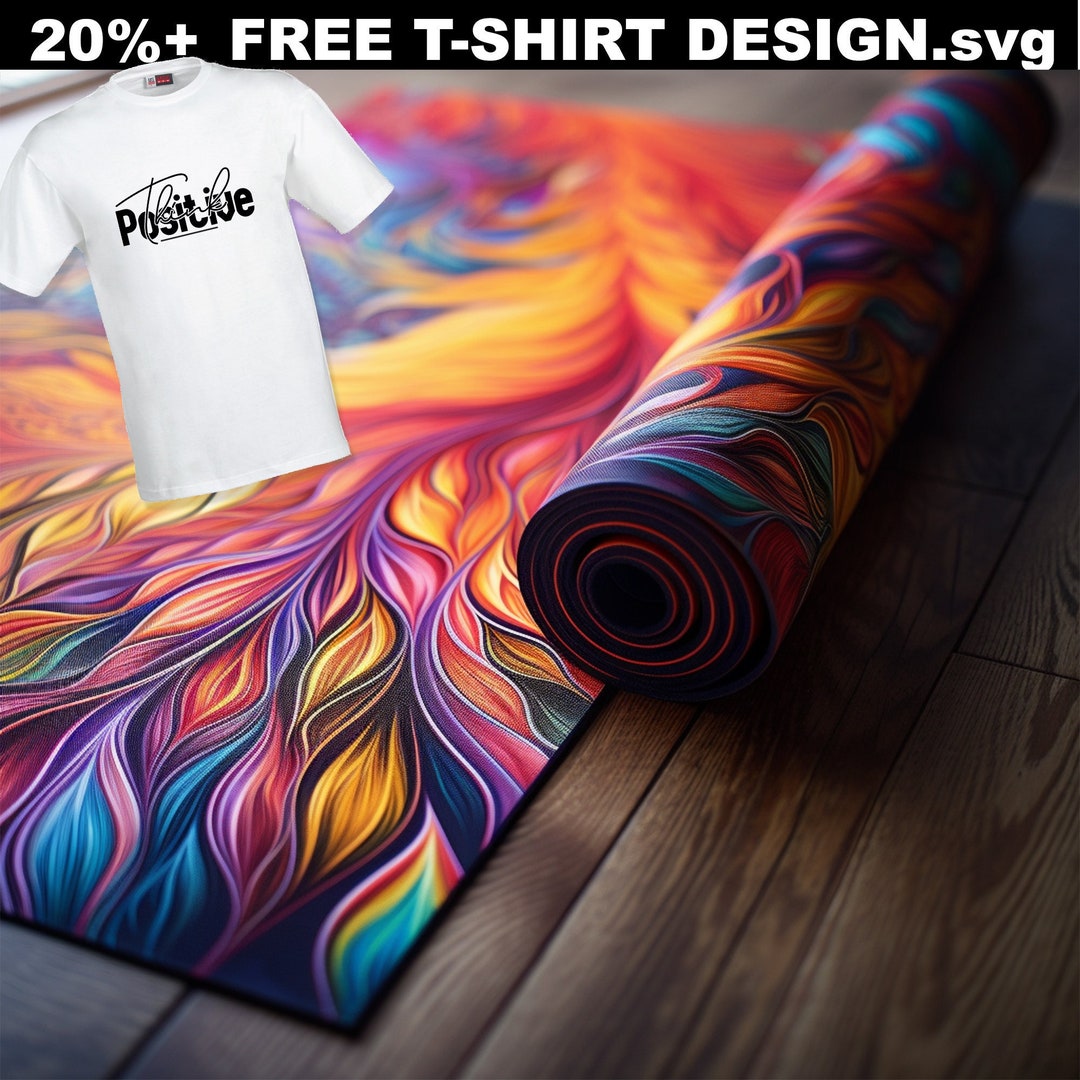 Custom Yoga Mat, Yoga Gift, Meditation Mat, Exercise, Workout, Fitness ...