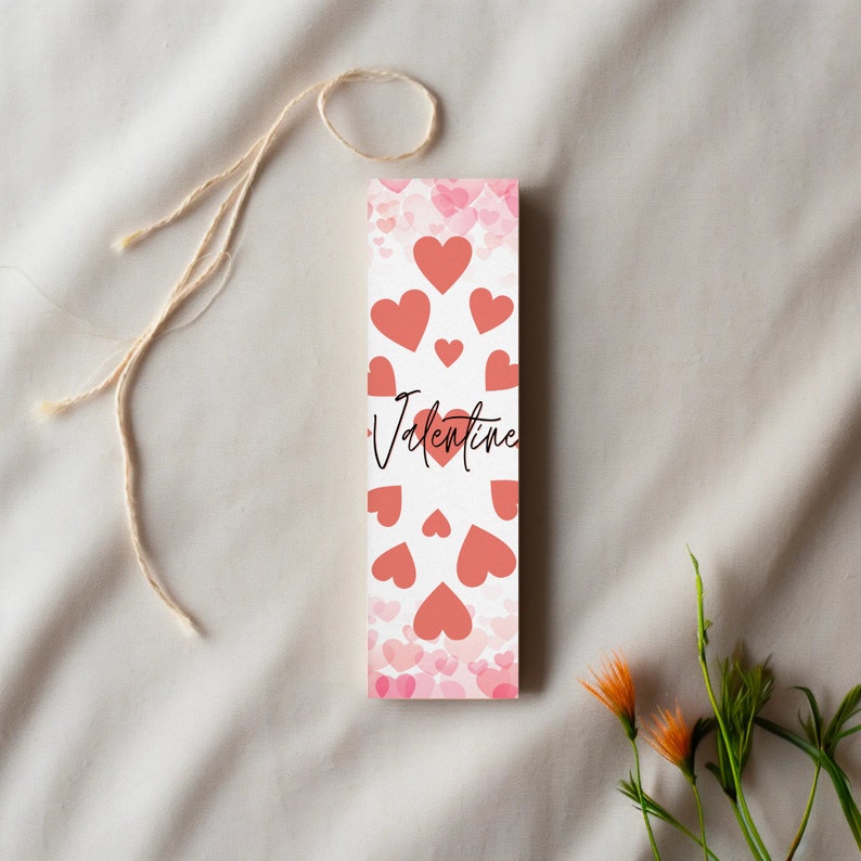 Printable and Editable Bookmarks Canva Template Cute Bookmark Gift for ...