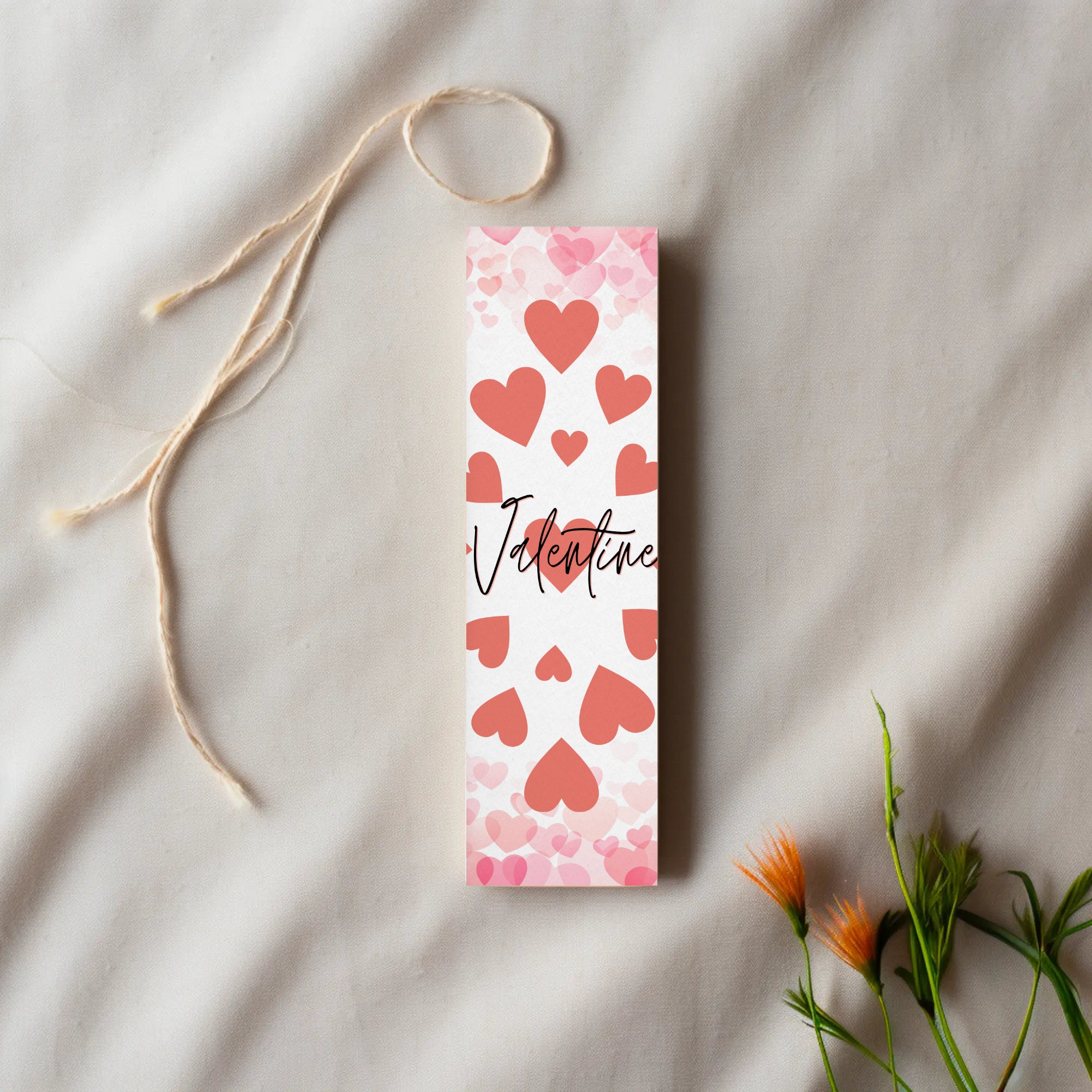 Printable and Editable Bookmarks Canva Template Cute Bookmark Gift for ...