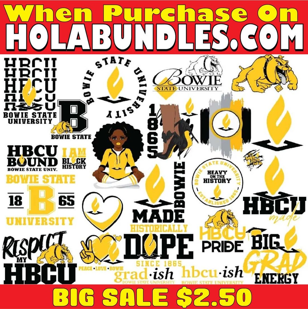 Bowie State University Svg, Bowie State University Svg, Perfect for ...