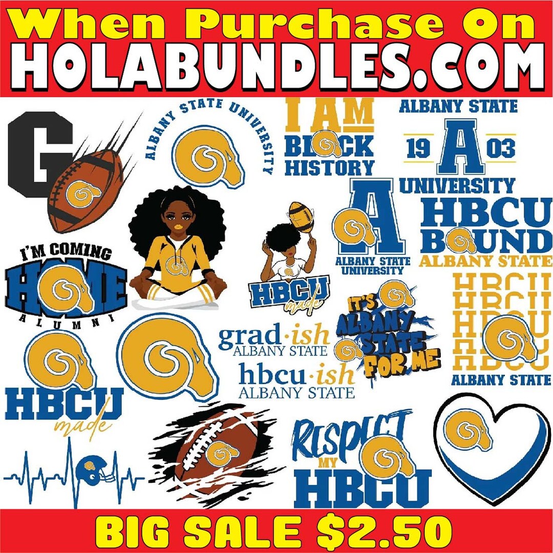 Albany State University Svg, New Hbcu Collection, Digital Downloads - Etsy