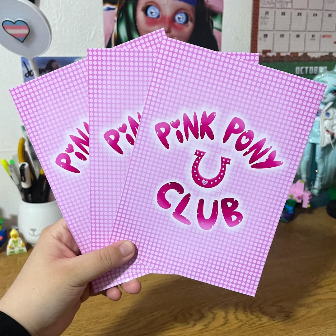 Pink Pony Club Cowboy 19cm Art Print / Bundle With Holographic Sticker ...