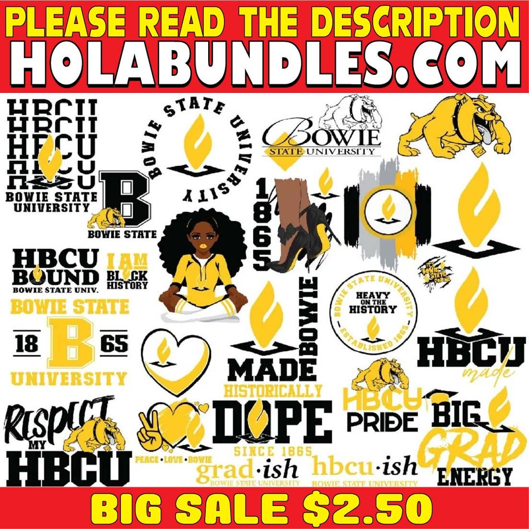 Bowie State University Svg, Bowie State University Svg, Perfect for ...
