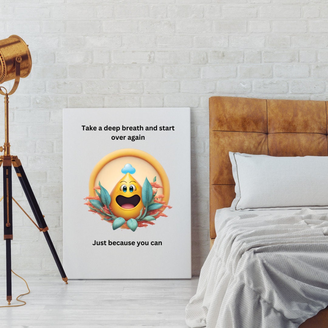 Inspirational Emoji Printable Art - Etsy