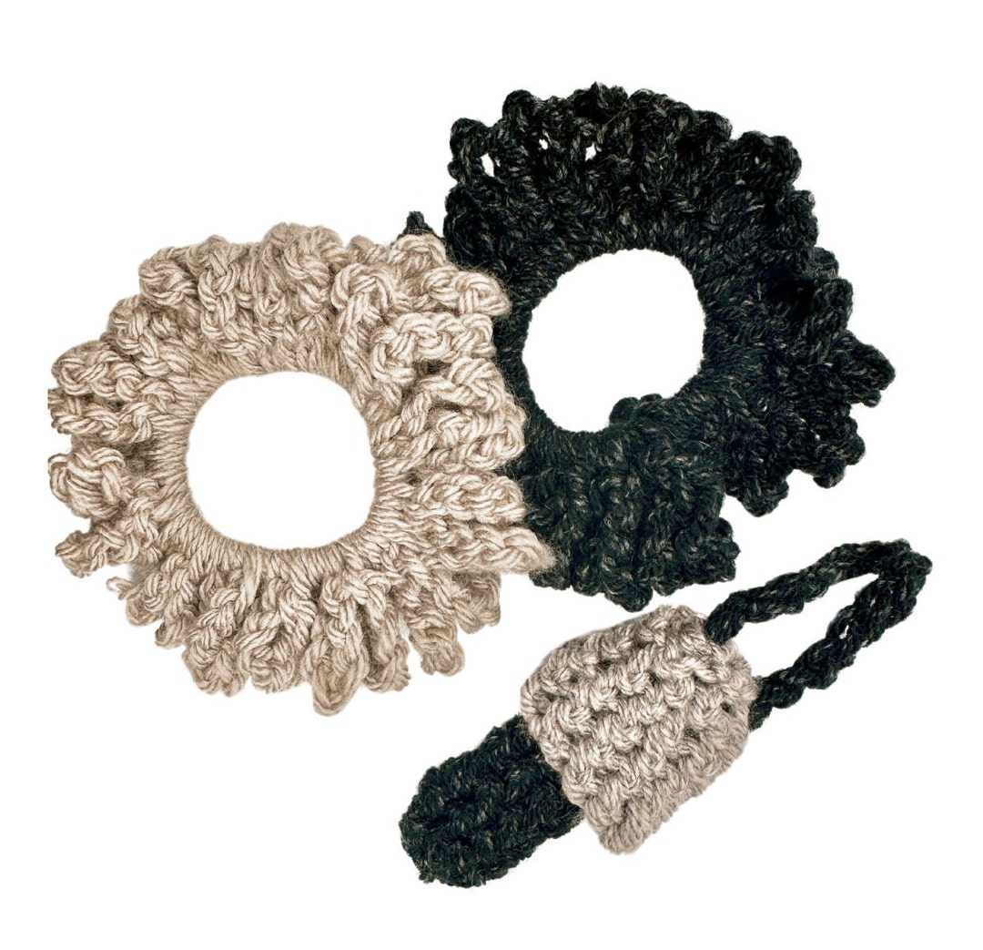 Scrunchie and Mushroom Chapstick Holder Crochet Set - Etsy