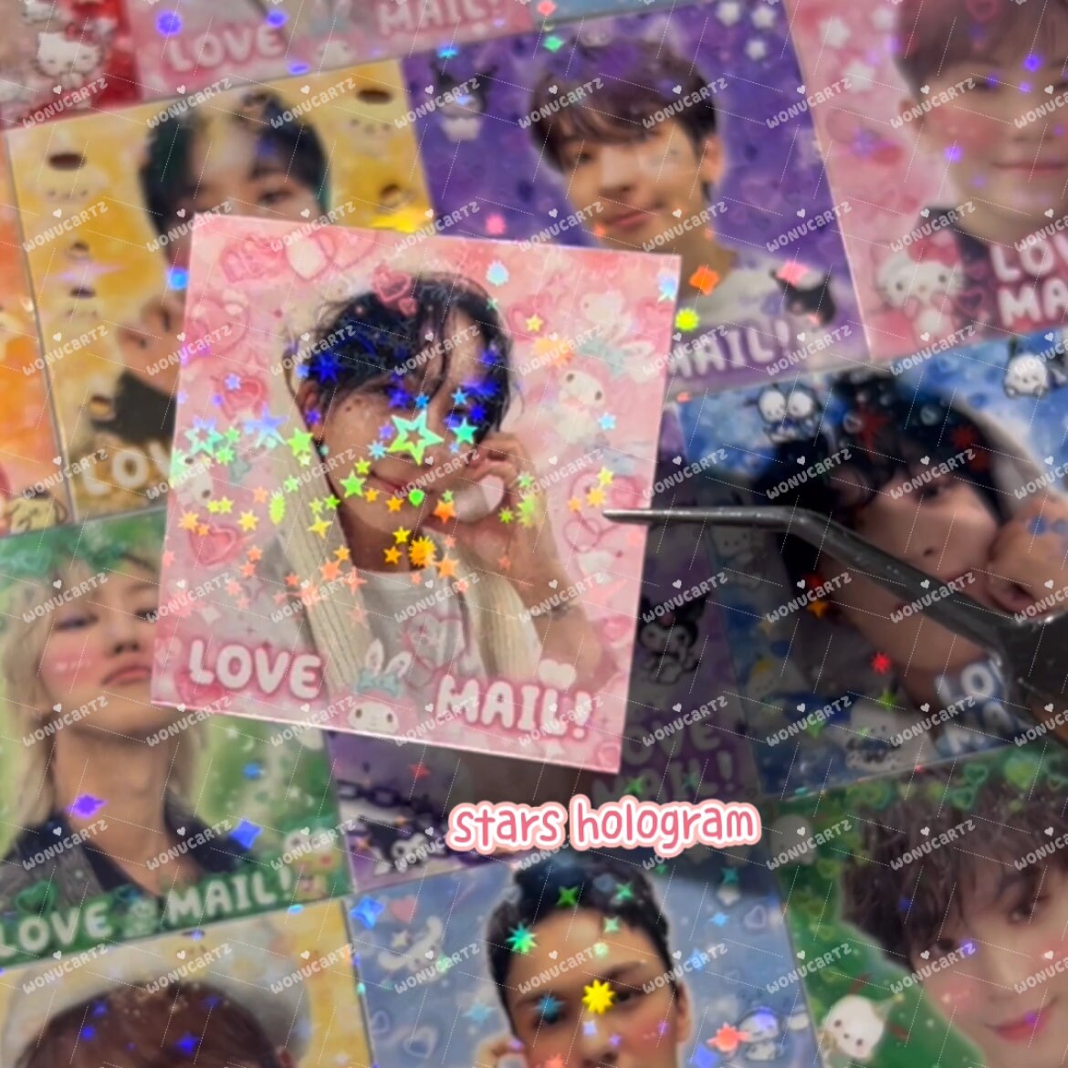 SEVENTEEN Sanrio Kpop Love Mail Stickers - Etsy