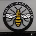Made in Manchester Bee Wall Art - Etsy