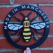 Made in Manchester Bee Wall Art - Etsy