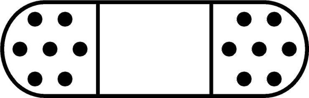 Custom Printed "bandaid" Vinyl Decal - Etsy