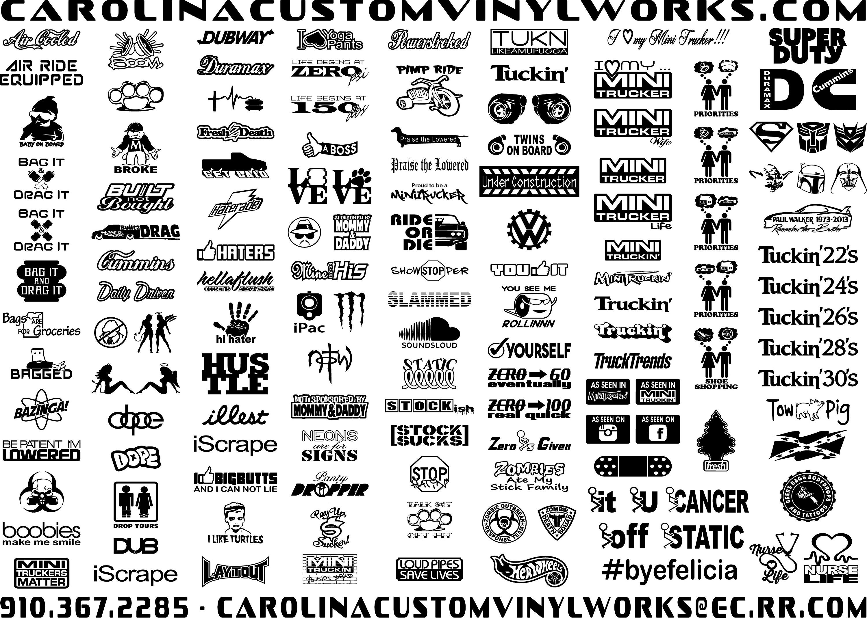 Custom Printed "fresh" TREE Vinyl Decal - Etsy