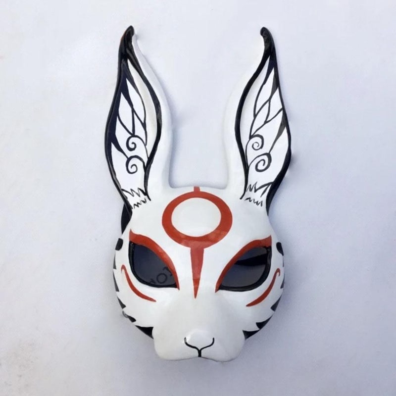 White Rabbit Mask - Etsy