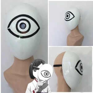 One Eye Mask Ghost No Face Wooden Handmade Mask Cosplay (accept Custom ...