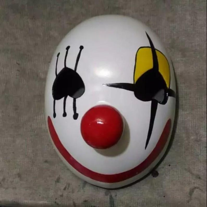 Custom Mask Red Nose Clown Cosplay Mask Marionette Handmade (can Be ...