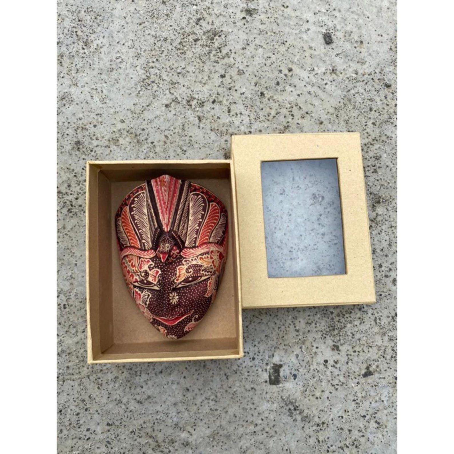 Handmade Batik Mask With Gift Box: Jogja Souvenir Decor . - Etsy