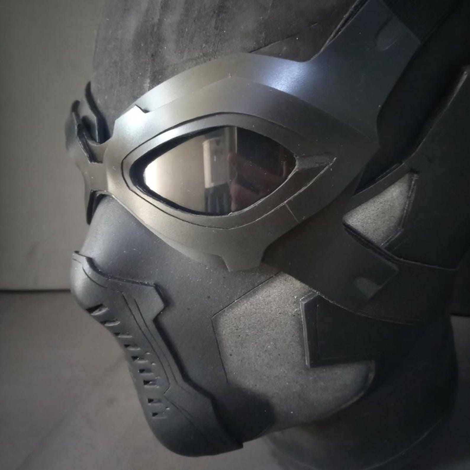 Custom Handmade Soldier Mask - Winter Halloween Black Color Cosplay - Etsy