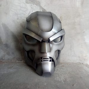 Handmade Monster Mask: Evil Cosplay Mask, Silver Finish - Etsy