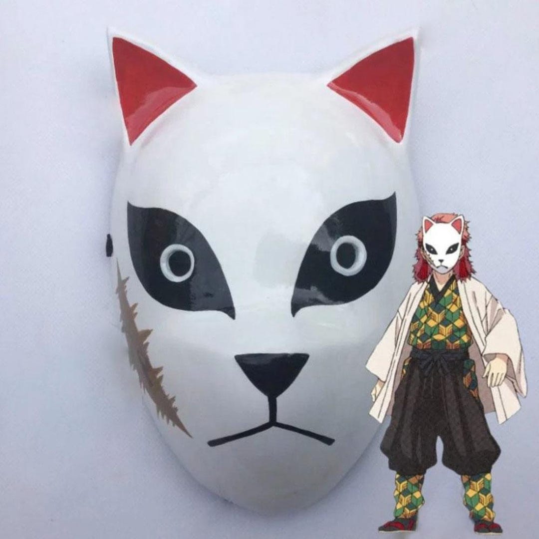 Custom Fox Mask, Handmade Kitsune Mask Wooden Mask Cosplay Custom Mask ...